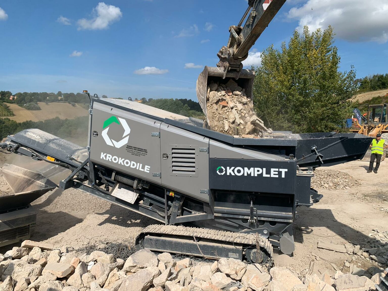 Broyeur à bois et béton KOMPLET KROKODILE - RMTP49